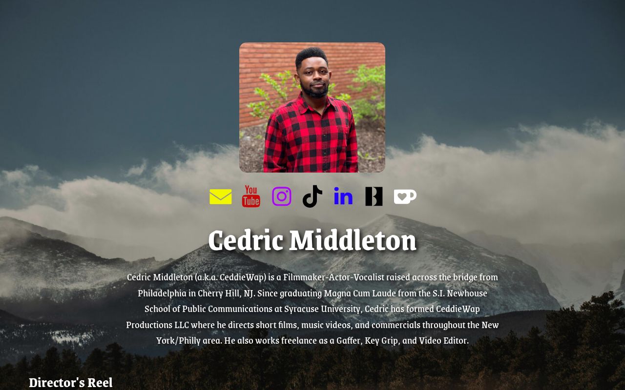 Cedric Middleton's Filmmaker Website